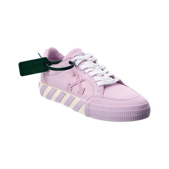 Off-White | Shoes | Offwhite Low Vulcanized Canvas Sneaker Purple ...